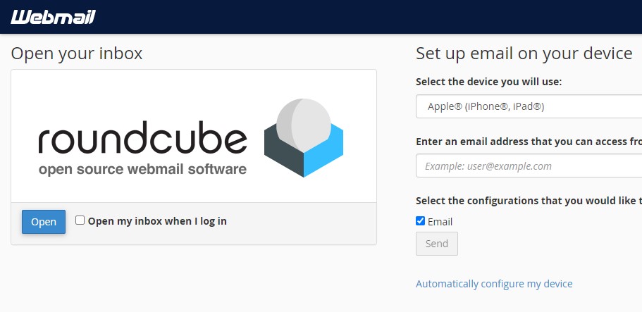 How to Access Webmail in cPanel - MumuHost Hosting FAQs